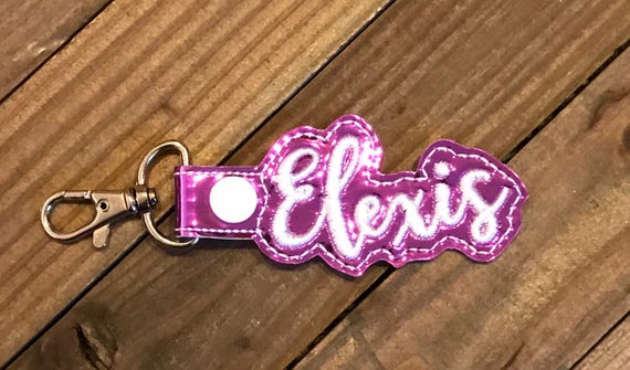 Personalized Name Tag Personalized Name Keychain | Etsy