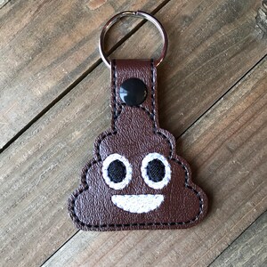 Poop Keychain, Poop Emoji Key Chain, Poop Zipper Pull, Rainbow Poop ...