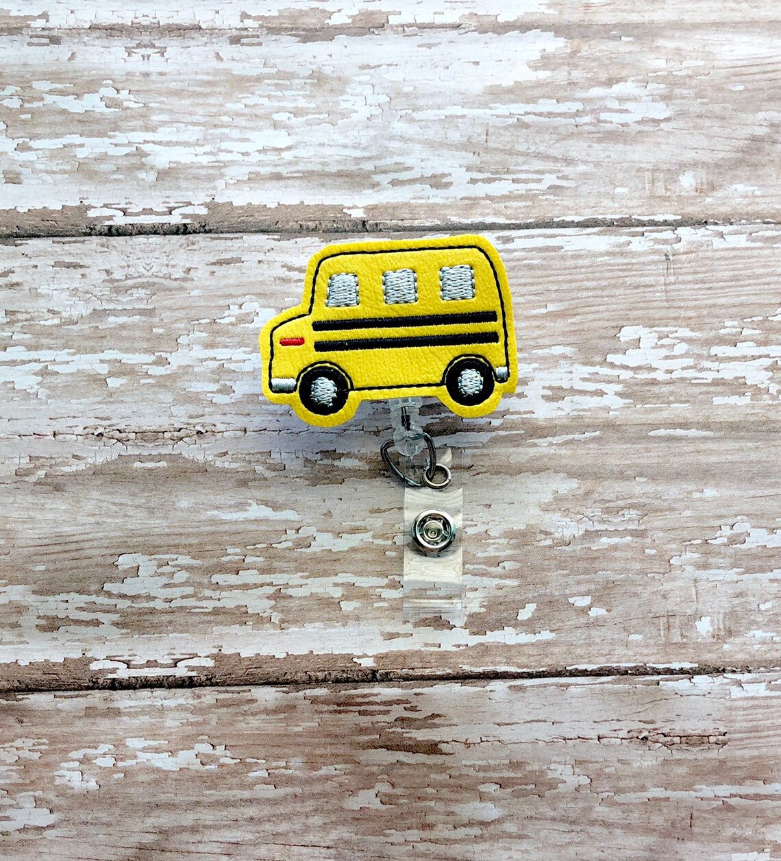 School Bus Badge Reel Driver Badge Reel ID Badge Reel | Etsy