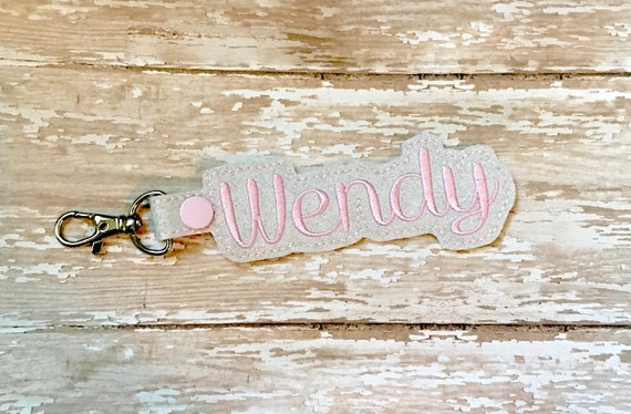Personalized Name Tag Personalized Name Keychain | Etsy