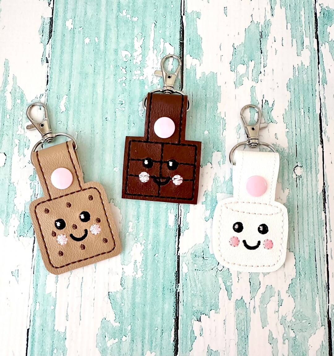 Best Friends Keychain, Smores Keychains, Best Friend Bag Tag, S'mores ...