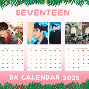 DK Calendar 2025 / Seventeen Calendar 2025 / DK Seventeen Wall Calendar ...
