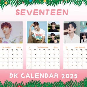 DK Calendar 2025 / Seventeen Calendar 2025 / DK Seventeen Wall Calendar ...