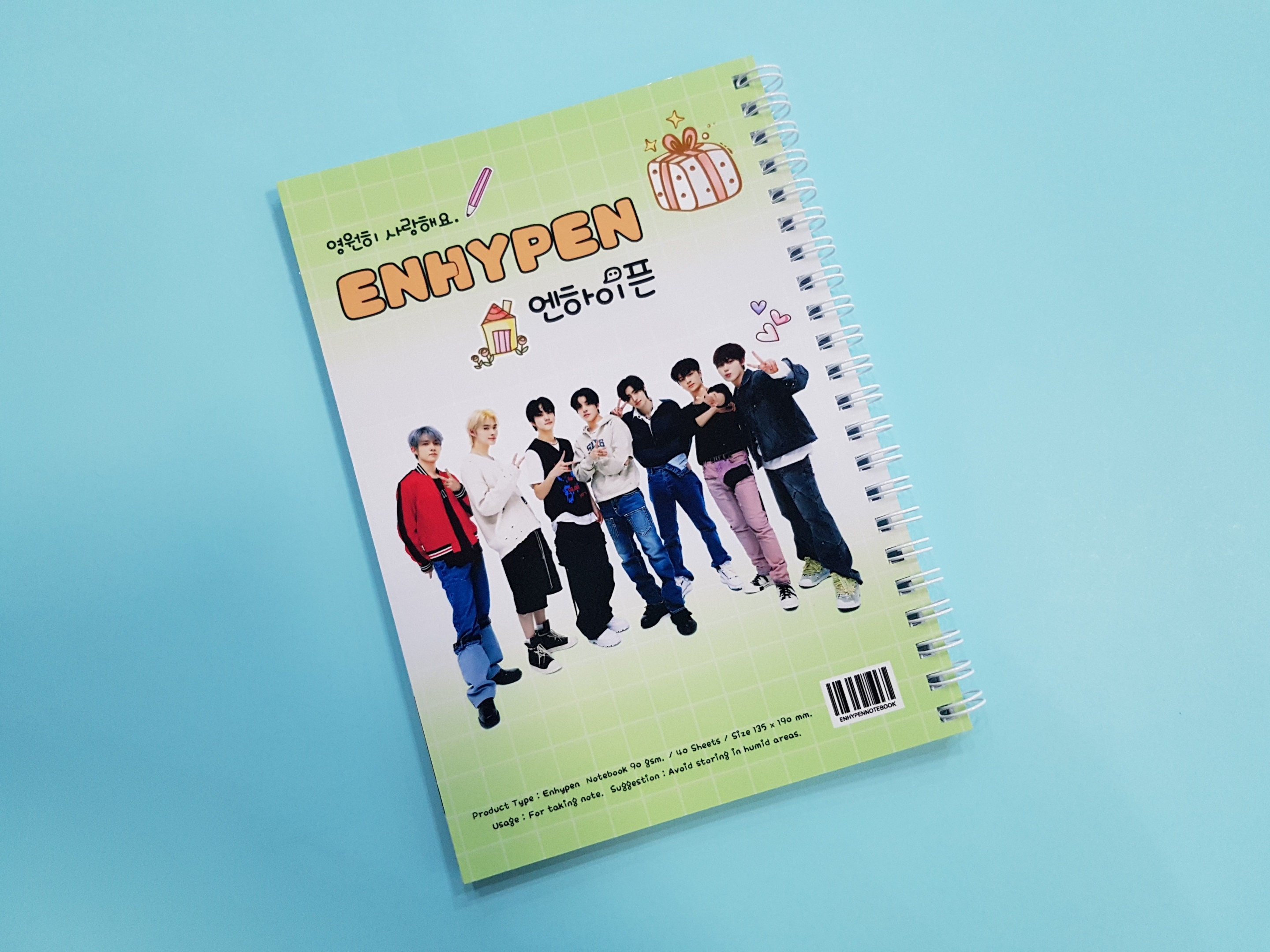 Enhypen Notebook Kpop Enhypen Bias Enhypen Gift Merch - Etsy