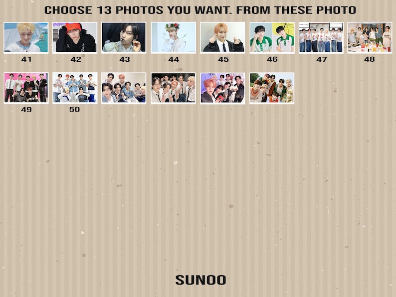 Sunoo Enhypen 2026 Wall Calendar: K-pop Idol Gift - Etsy