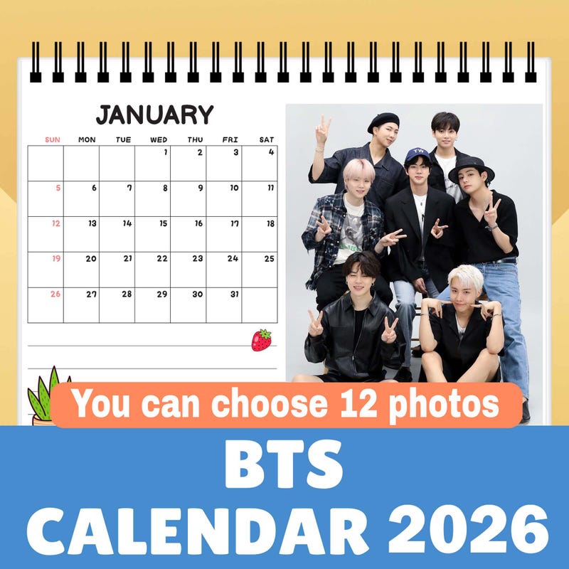 Bts Calendar - Etsy