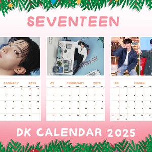 DK Calendar 2025 / Seventeen Calendar 2025 / DK Seventeen Wall Calendar ...