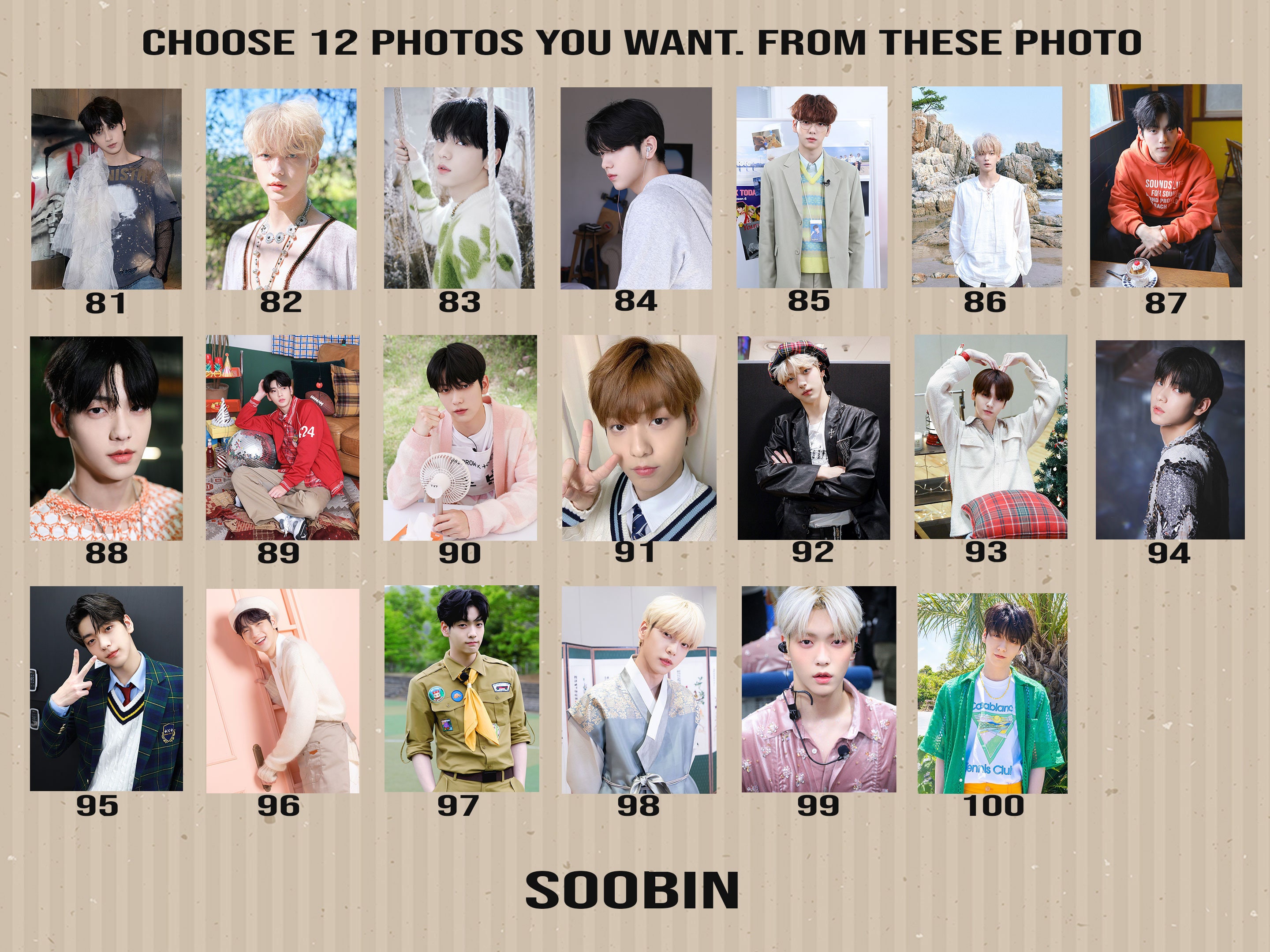 TXT Calendar 2024 Yeonjun/soobin/beomgyu/taehyun/hueningkai - Etsy