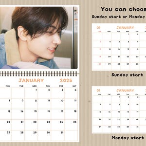 Jay Enhypen Wall Calendar 2025, Jay Calendar 2025 Jay Christmas Gift ...