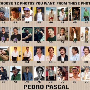 Pedro Pascal Desk Calendar 2026: Photo Gift (6x8 Inches) - Etsy
