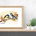 Home Decor Wall Art, Birds Watercolor Instant Download, Gift for Her ...