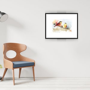 Bird Watercolor Printable, Wall Decor Prints, Birds Watercolor Instant ...