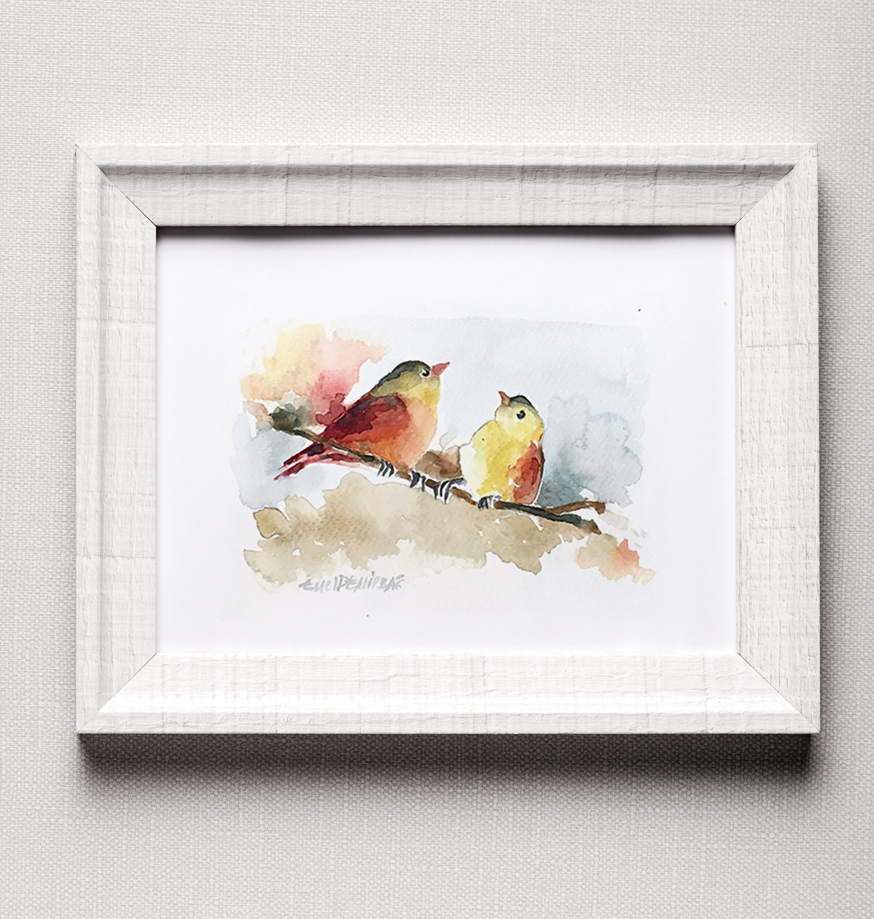 Bird Watercolor Printable, Wall Decor Prints, Birds Watercolor Instant ...