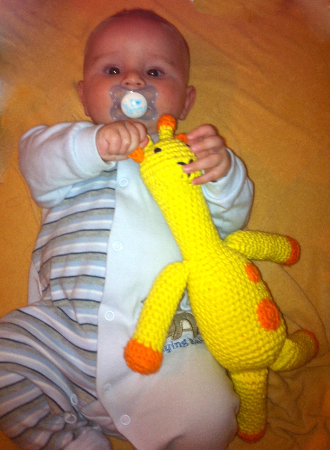 Amigurumi Giraffe Hand-made Squeaky Toy From High Quality - Etsy