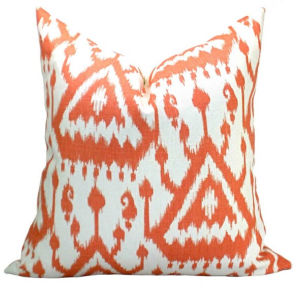 Coral Ikat - Etsy
