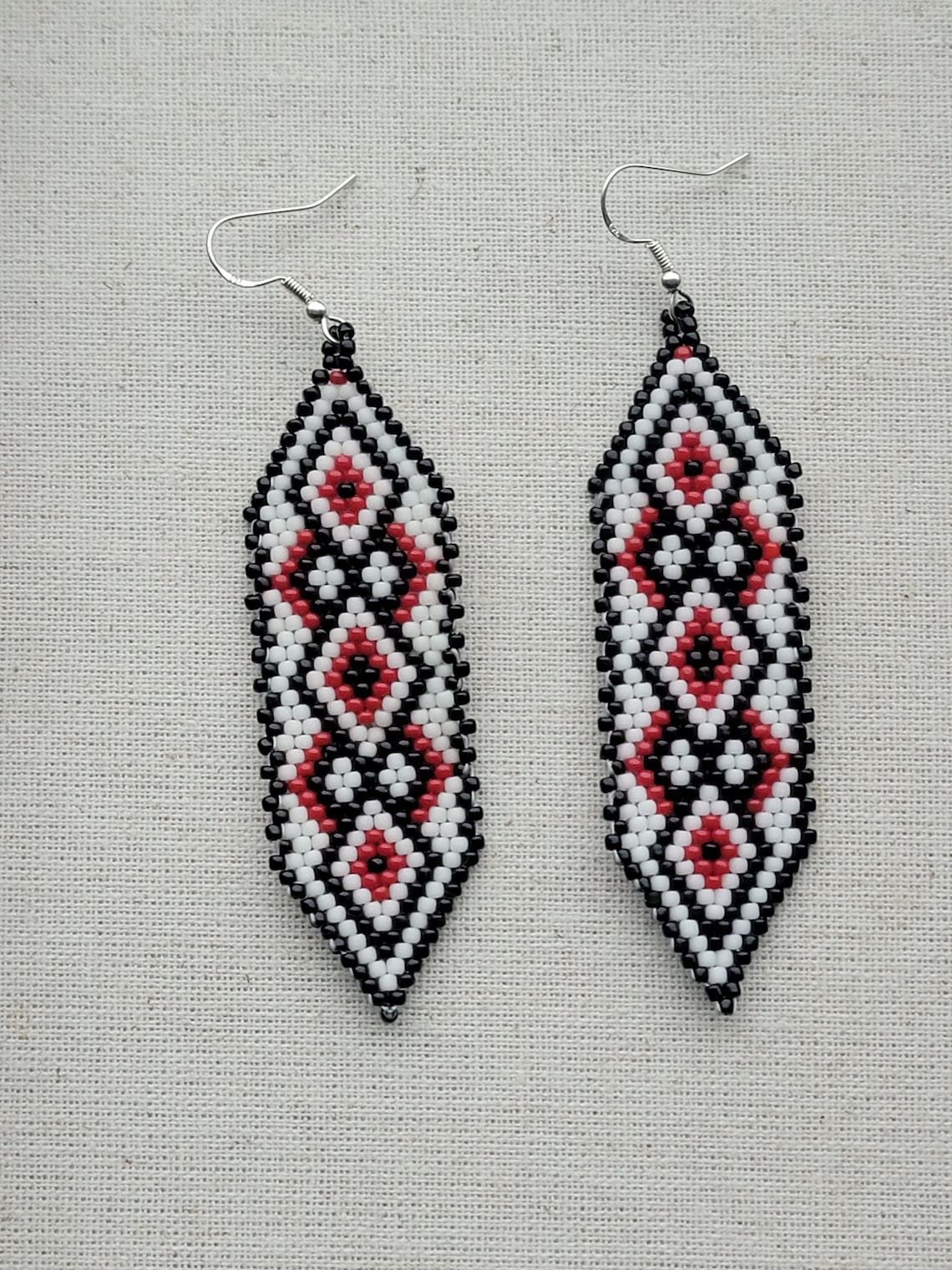 Beaded Earrings - Etsy