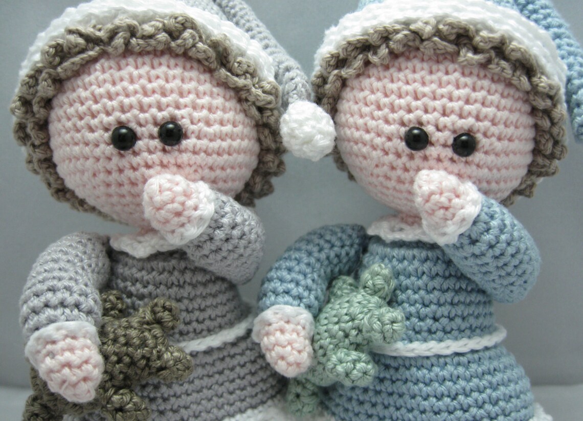 Sleepy Head (instant Download Amigurumi Doll Crochet Pattern Pdf) - Etsy