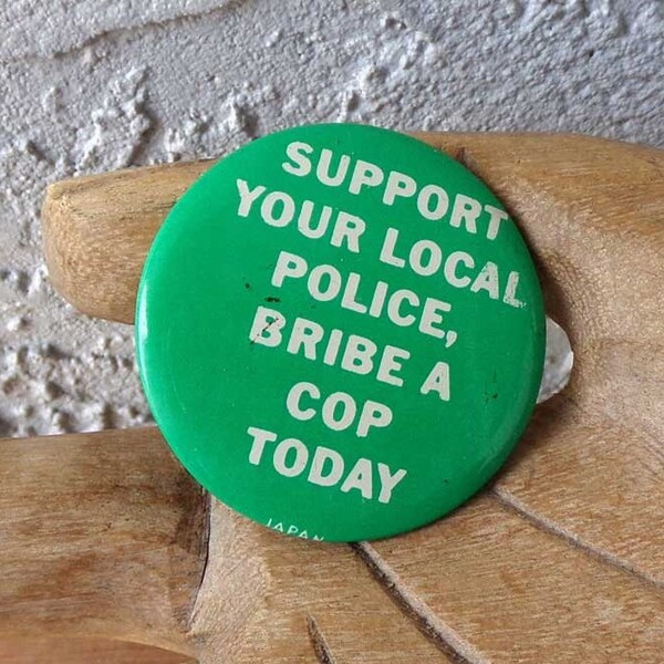 Police Button - Etsy