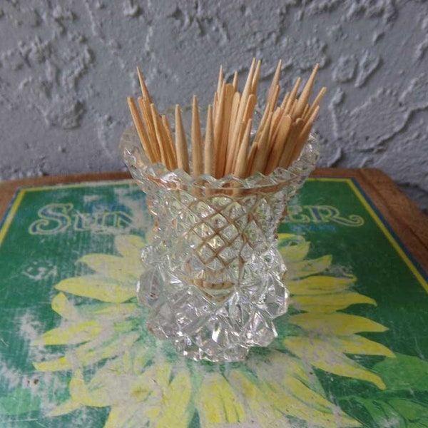Glass Toothpick Holder - Etsy