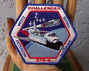 Vintage Challenger Space Shuttle Large Mission Patch - Etsy