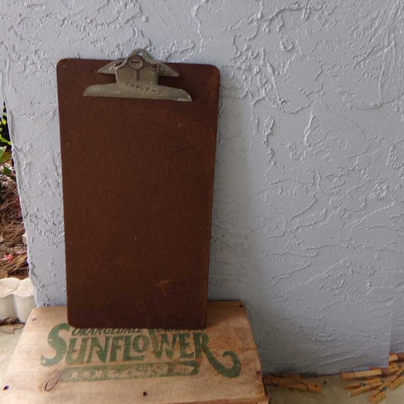 Vintage Clipboard - Etsy