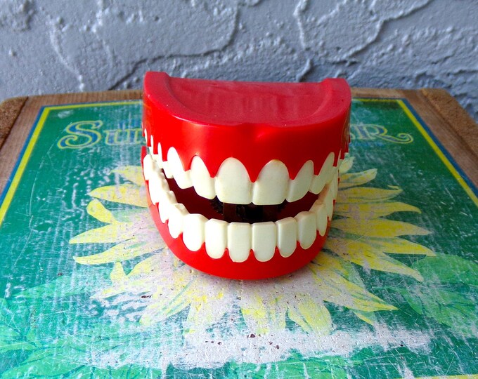 Mouth Wind up Toy Wind up Toys, Teeth Gag Gift Vintage Toys Childhood ...