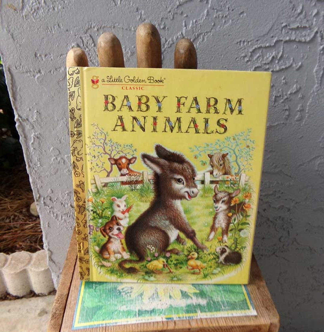 Baby Farm Animals Little Golden Book 2003 First Random House Edition ...