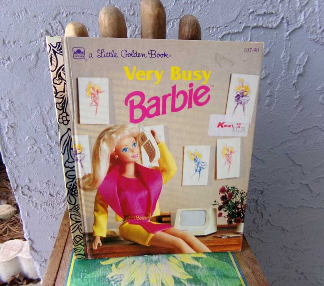 Very Busy Barbie Little Golden Book 1993, Little Golden Book, Barbie ...