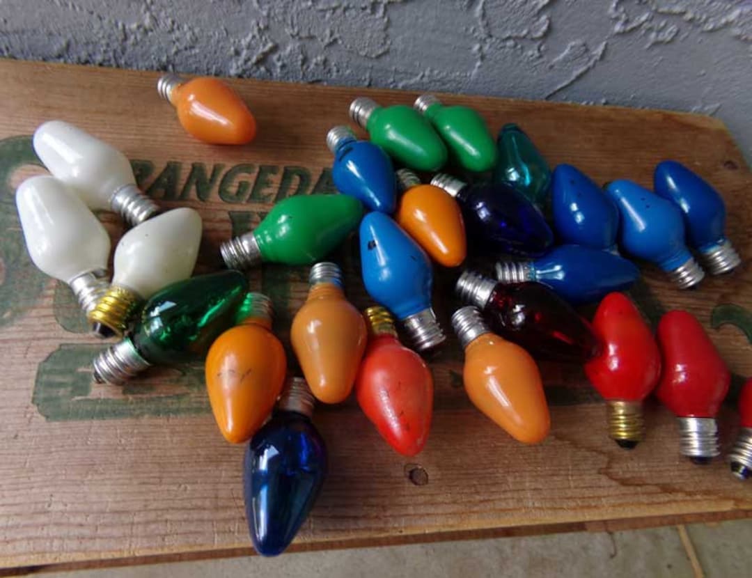Christmas Lights, Vintage Christmas Tree Lights, Christmas Light Bulbs, Christmas Light ...