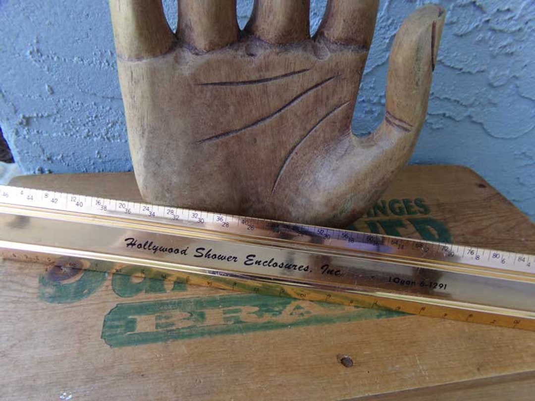 Gold Metal Ruler, Gold Advertising Ruler, Gold Color Metal Ruler, 12 ...