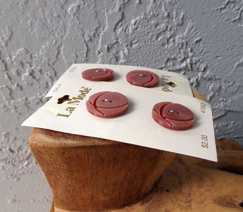 Pink La Mode Buttons La Mode Buttons Vintage Buttons 3/4 | Etsy