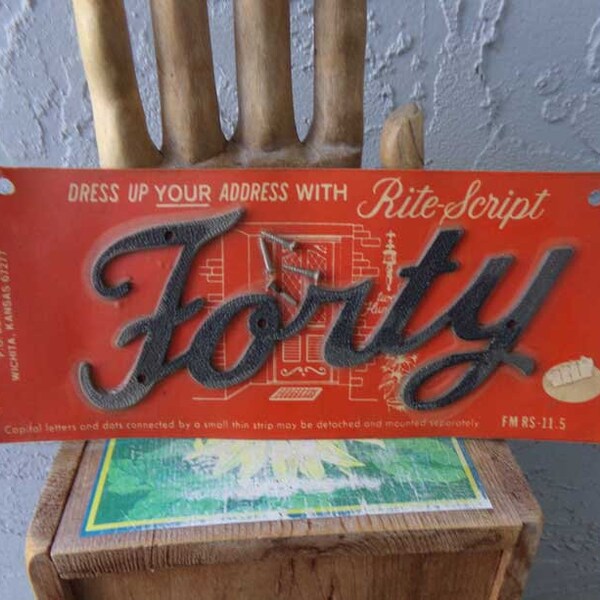 Cursive House Numbers - Etsy