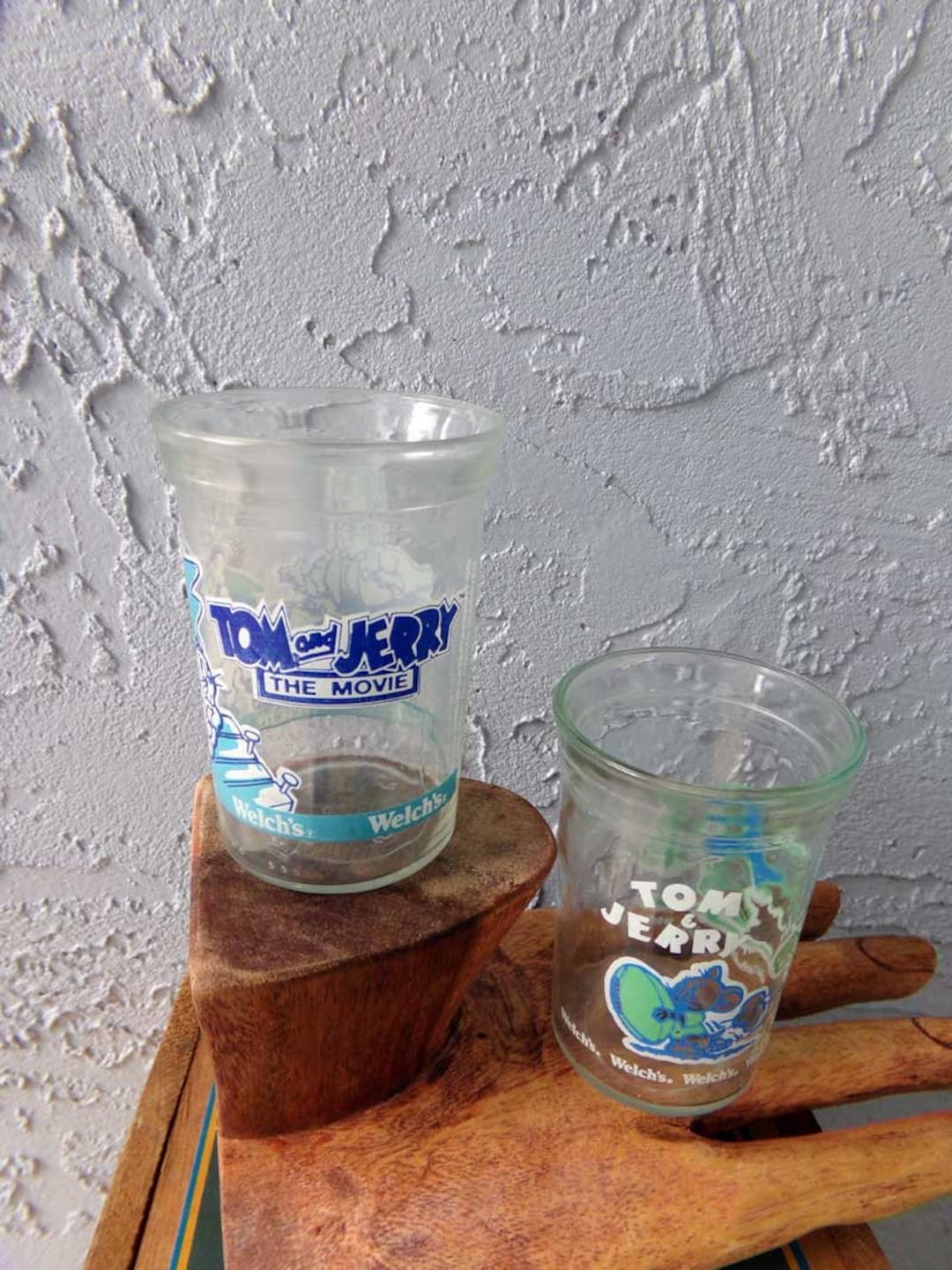 Tom and Jerry Jelly Glasses, Tom and Jerry the Movie, Welch's Jelly Jar ...