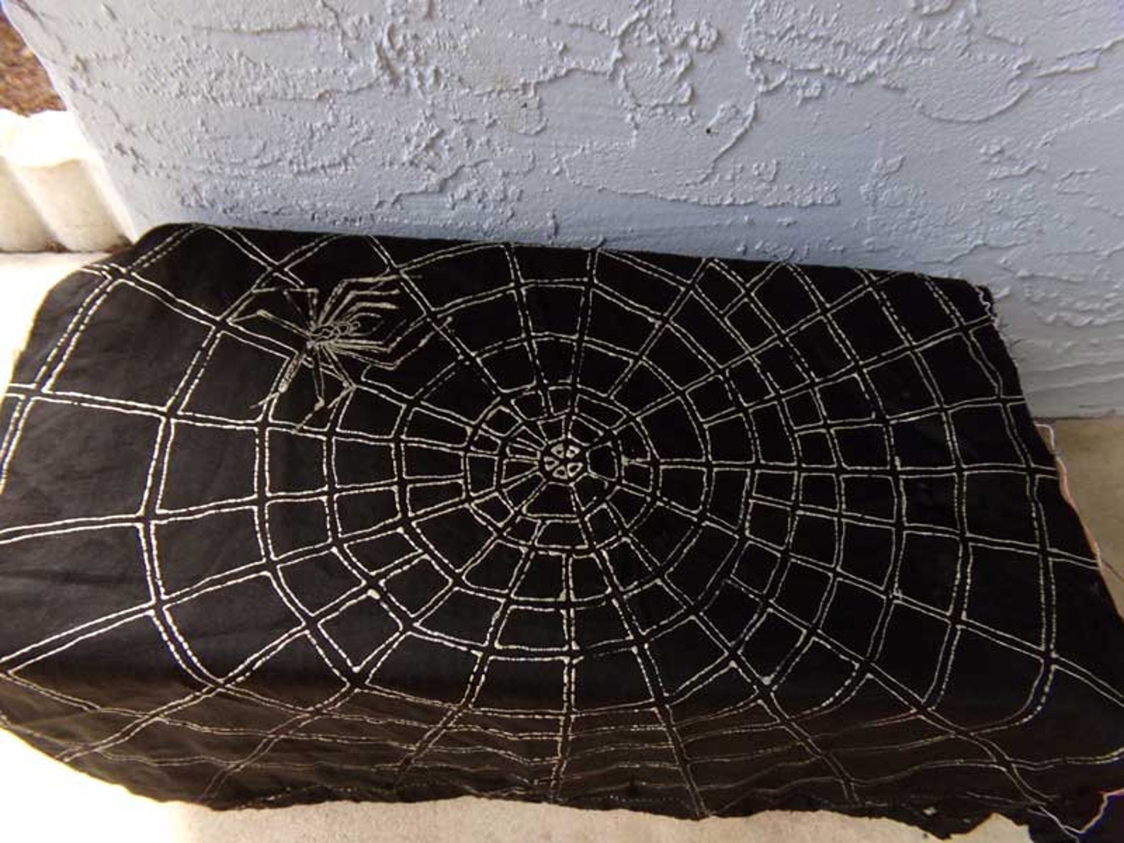 Spooky Spider fabric Spider web Fabric vintage spider web | Etsy