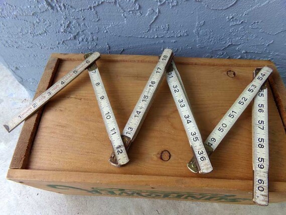 Folding Ruler Vintage Folding Ruler Millers Falls Folding - Etsy