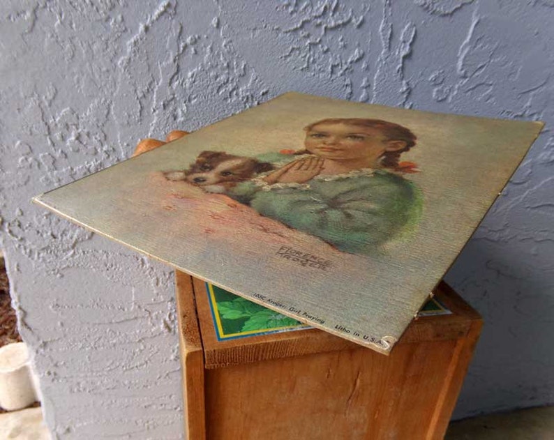Florence Kroger Art Print Sheffield Girl Praying by Kroger - Etsy
