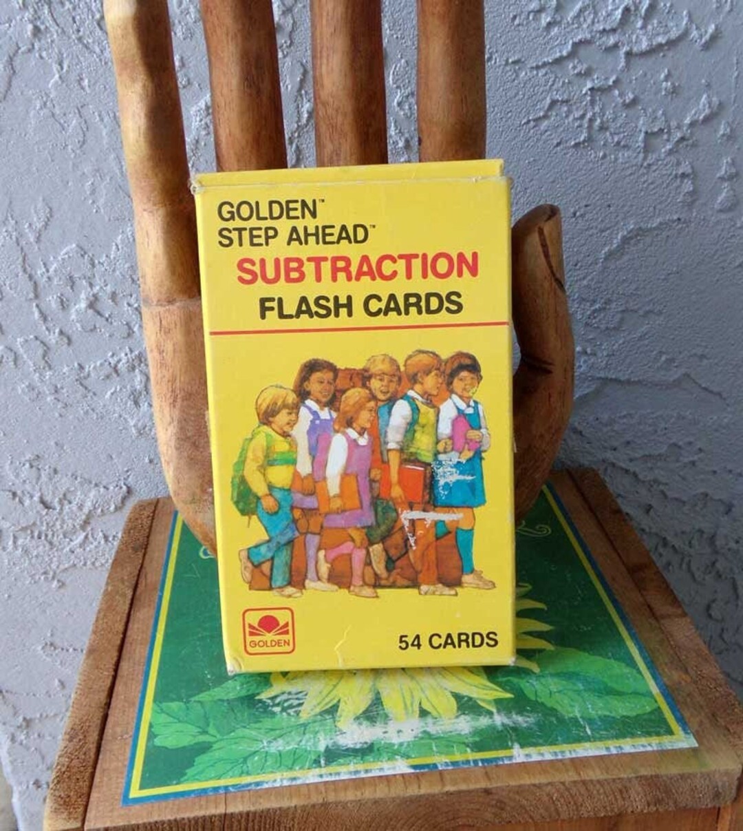 Flash Cards Golden Step Ahead Subtraction Flash Cards Golden - Etsy