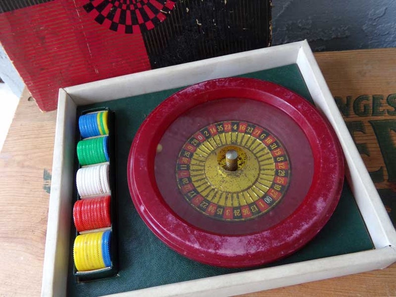 Vintage Roulette Game Vintage Casino Game Roulette Game - Etsy