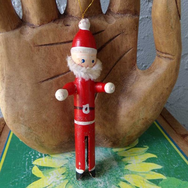 Santa Clothespins - Etsy