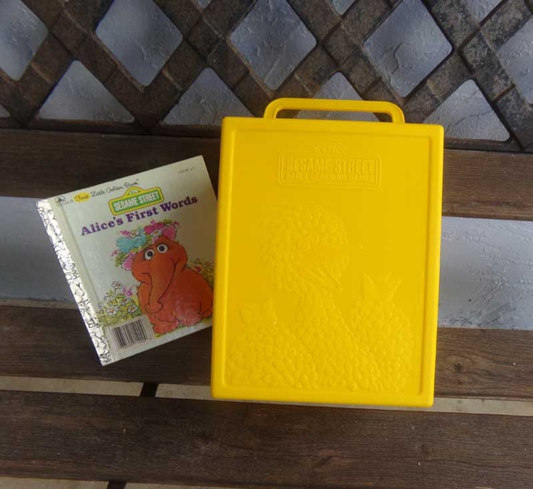 Sesame Street Box and Book Big Bird Game Box Big Bird - Etsy
