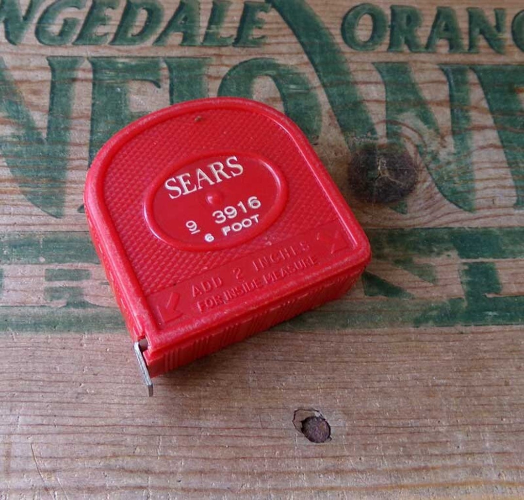 Sears 6 Foot Measuring Tape, Measuring Tape, Retractable Measuring Tape ...
