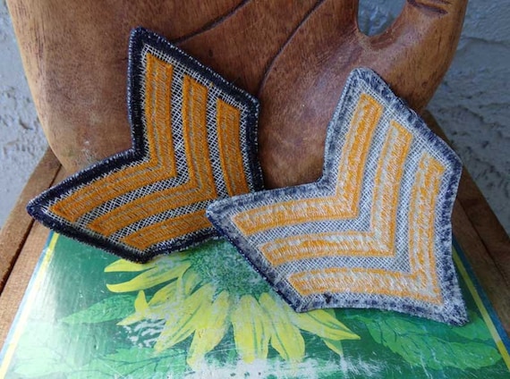 Chevron stripe patches, vintage service patches, stip… - Gem