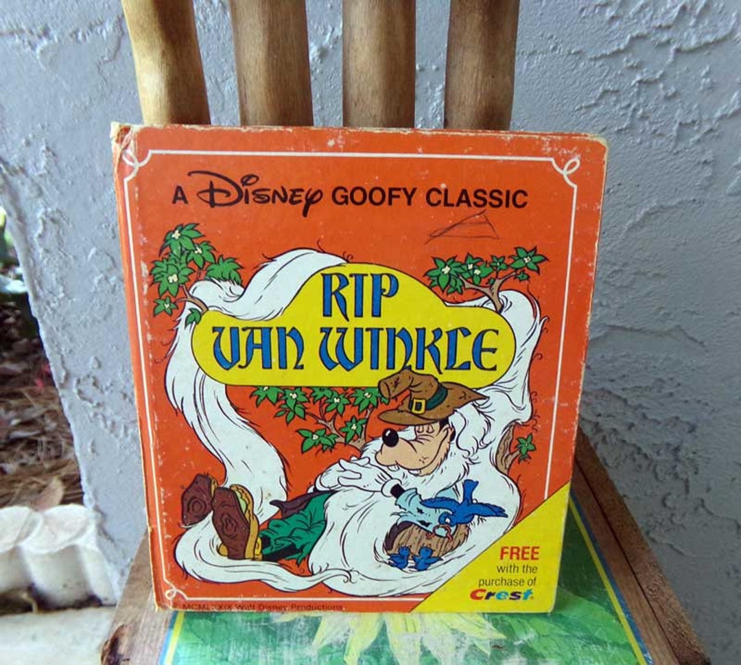 Rip Van Winkle A Disney Goofy Classic Book 1979, Mickey Mouse Book ...
