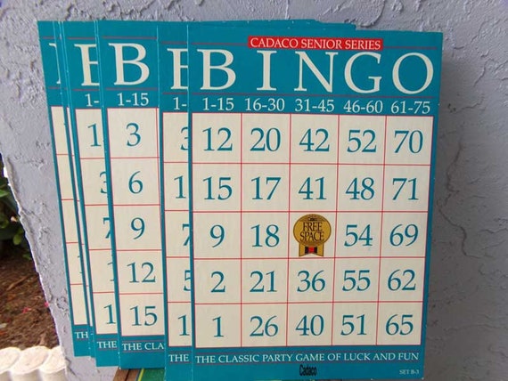 Large Print Bingo Cards Oversized Bingo Boards Large Bingo | Etsy