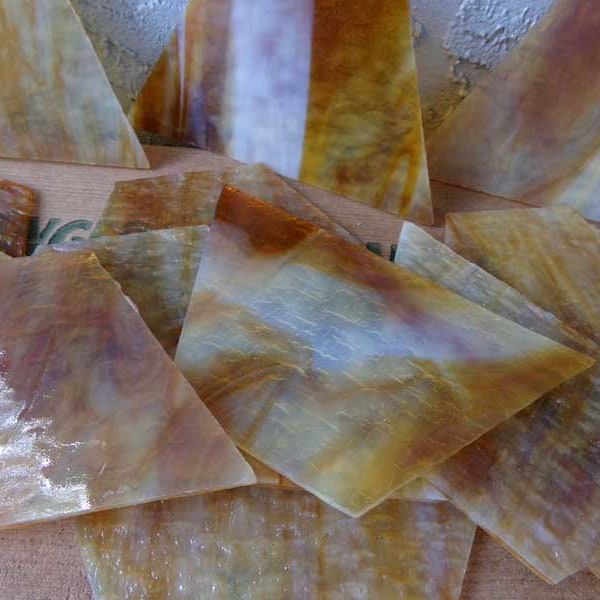 Amber Textured Glass - Etsy