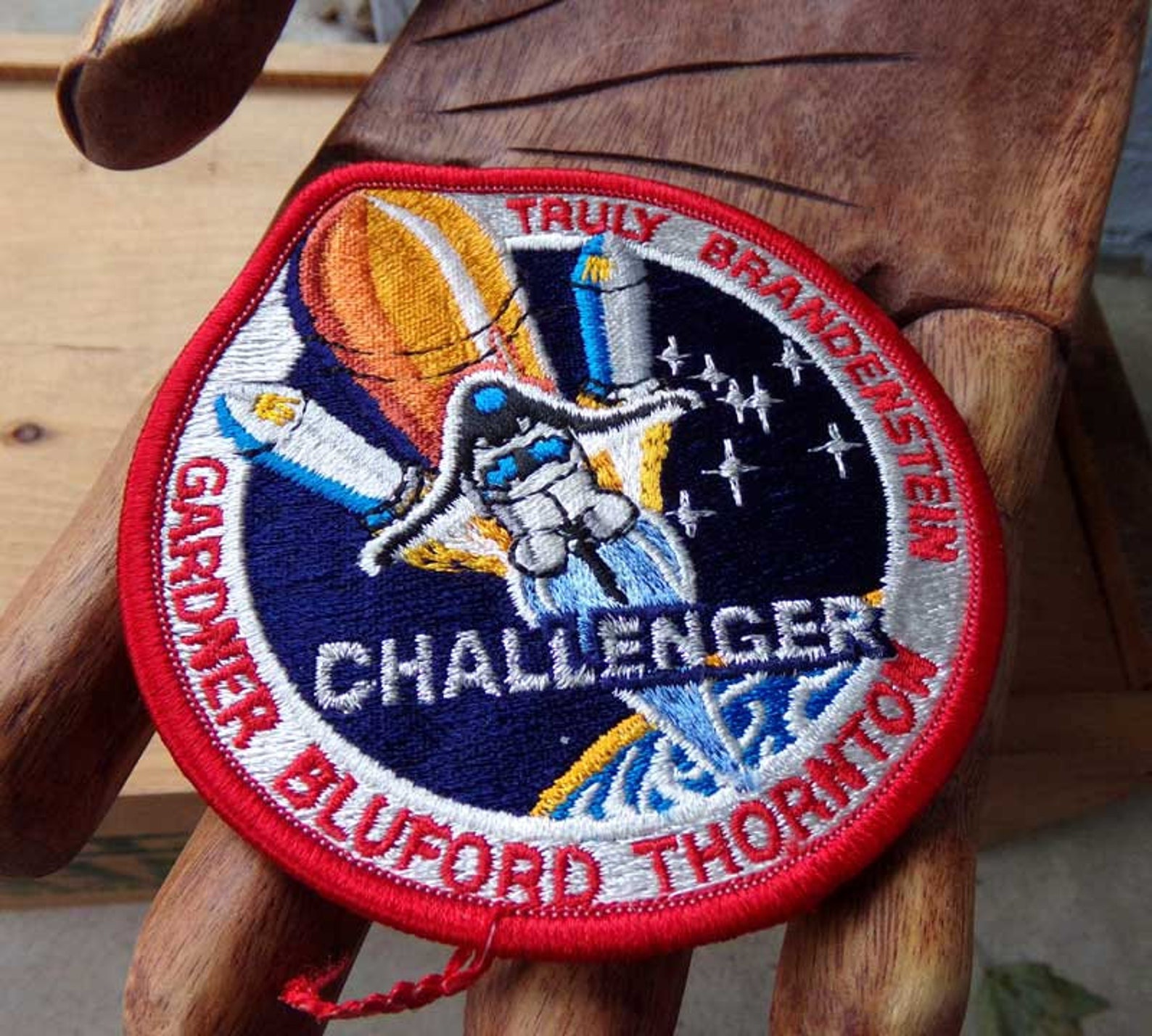 NASA mission patch Space Shuttle patch Challenger space | Etsy