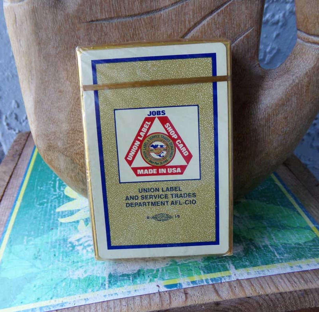 Union Label and Service Trades Department AFL-CIO Playing Cards ...