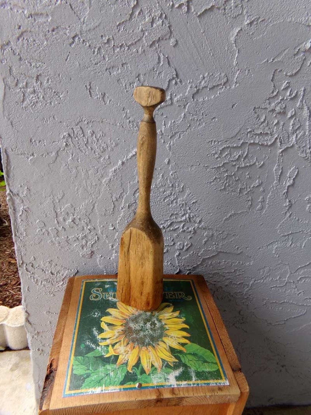 Vintage Wooden Pestle, Old Pestle, Vintage Kitchen Pestle, Farmhouse ...