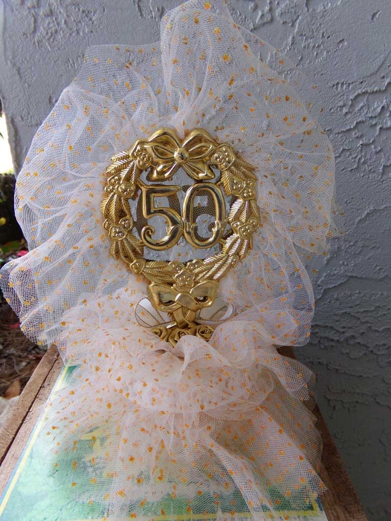 50th Cake Topper Anniversary Cake Topper 50th Anniversary - Etsy