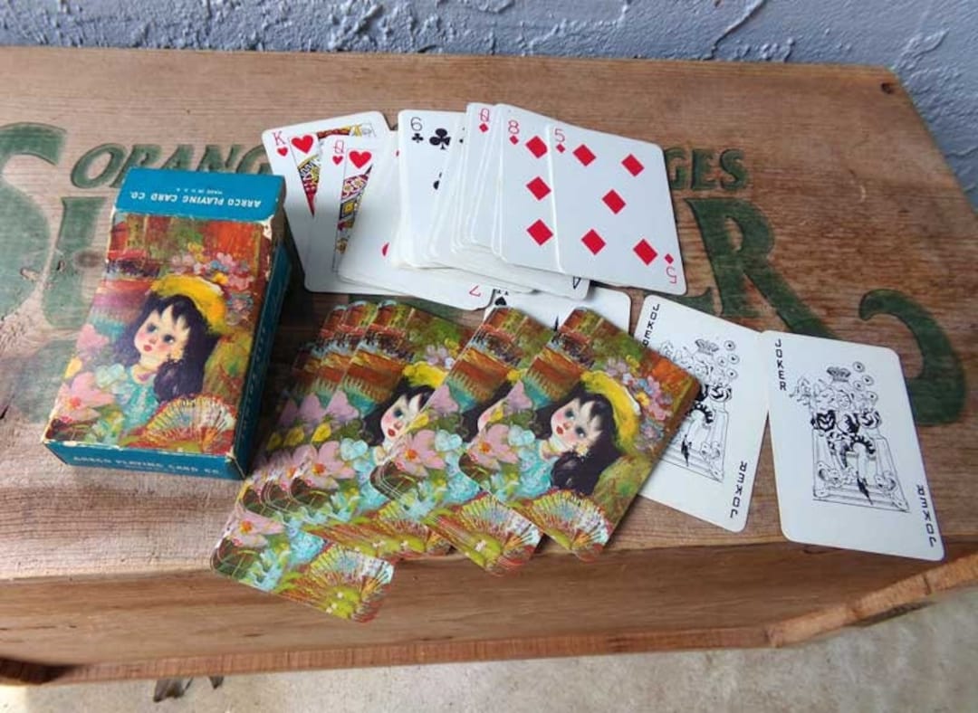 Arrco Tom Thumb Miniature Playing Cards, Miniature Playing Cards ...